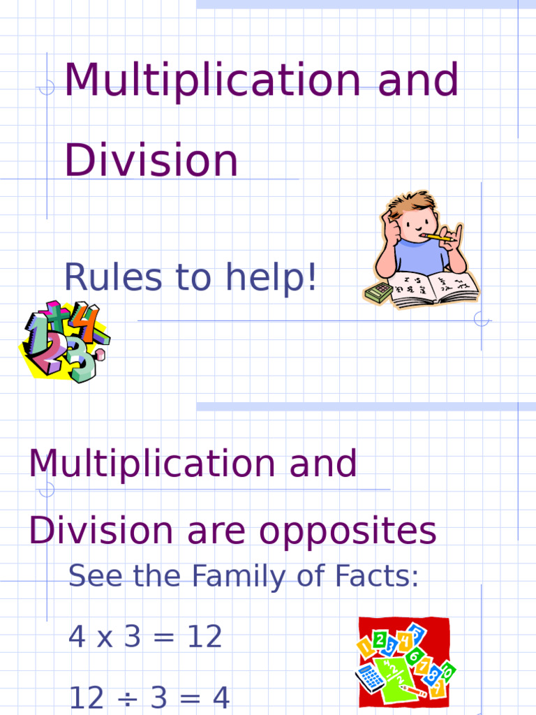 Multiplication and Division Rules Explained | PDF