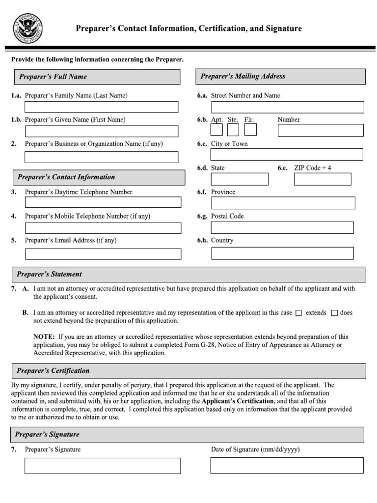 Preparer Form.2023 | PDF