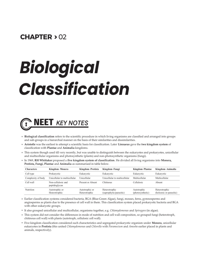 Biological Classification Overview | PDF | Fungus | Protozoa