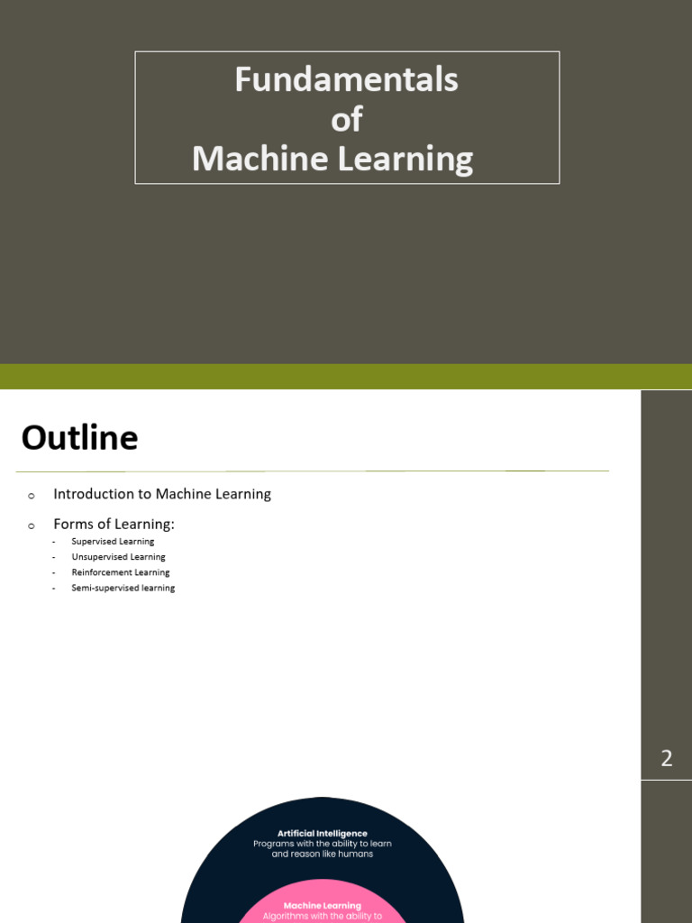 Machine Learning Fundamentals Explained | PDF | Machine Learning ...