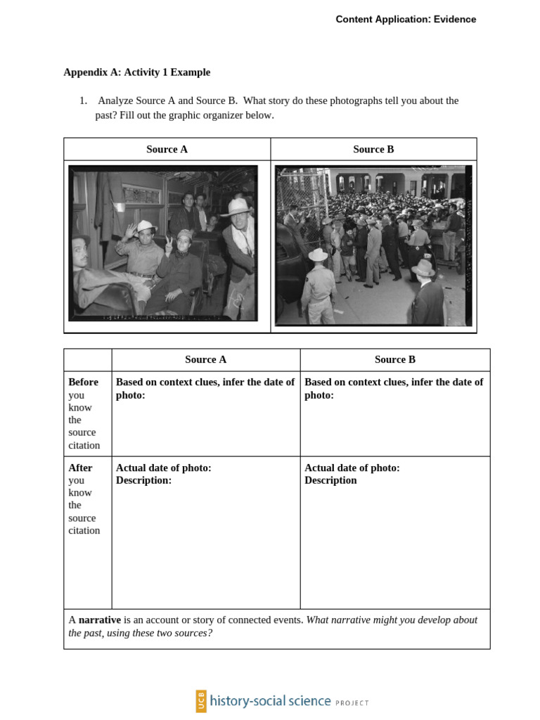 Analyzing Historical Photographs and Sources | PDF