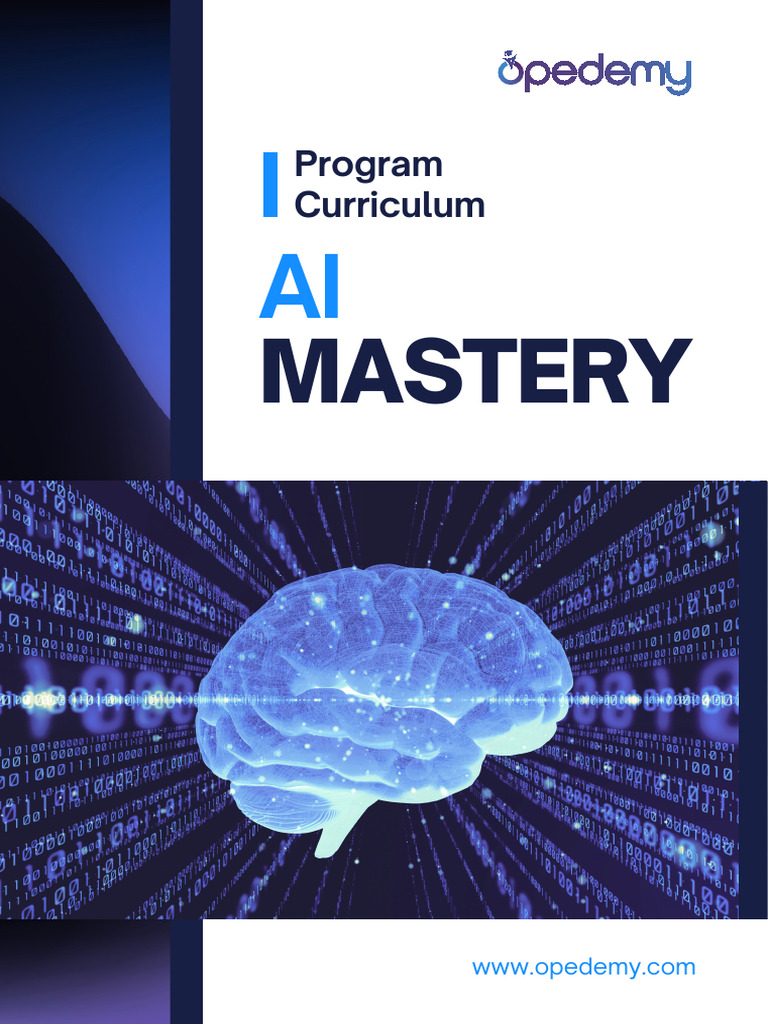 AI Mastery Program Overview | PDF | Artificial Intelligence ...