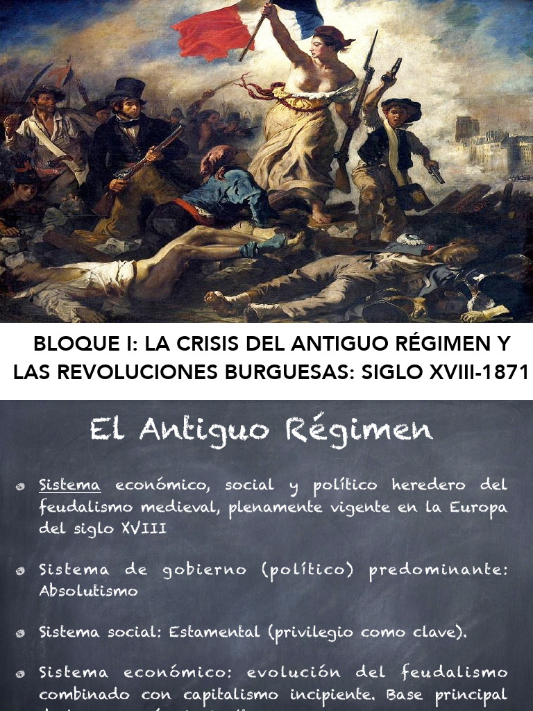 Bloque I. Antiguo Regimen y Rev. Francesa 2025 | PDF | revolución ...