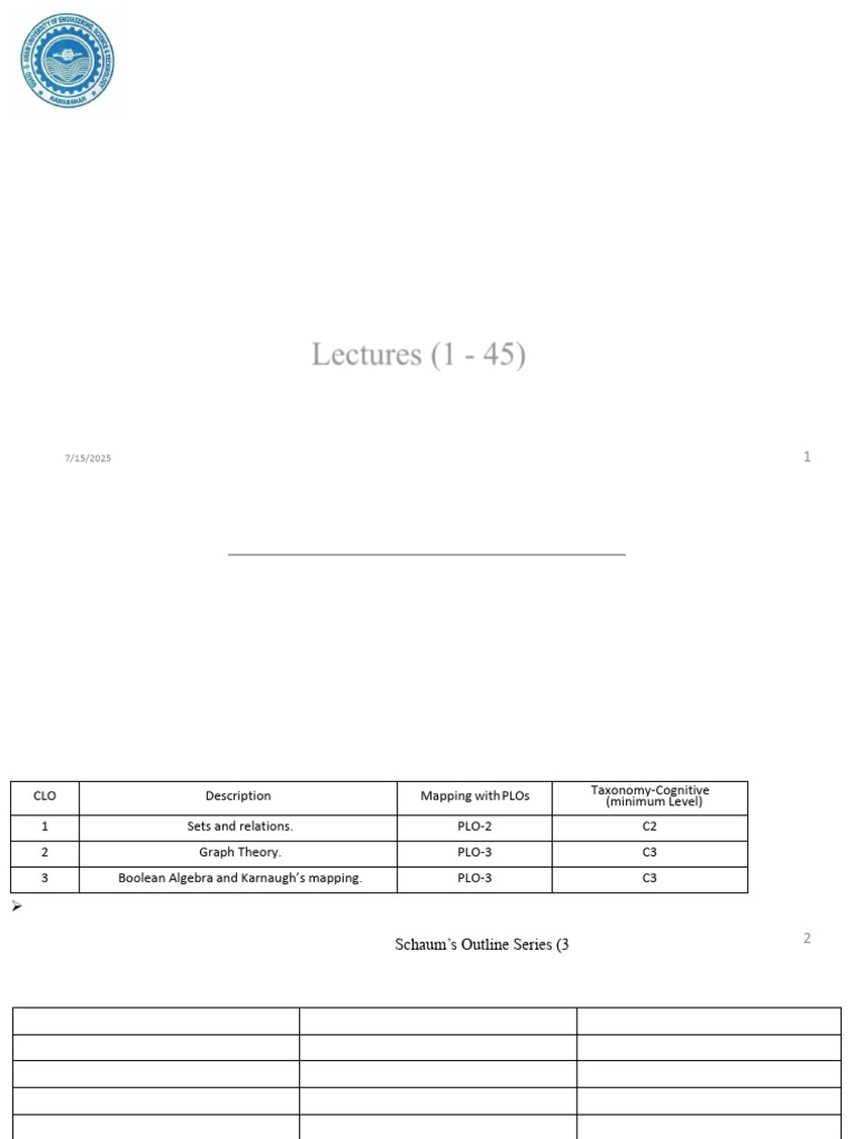 Discrete Mathematics 1 47 | PDF | Syntax (Logic) | Logic