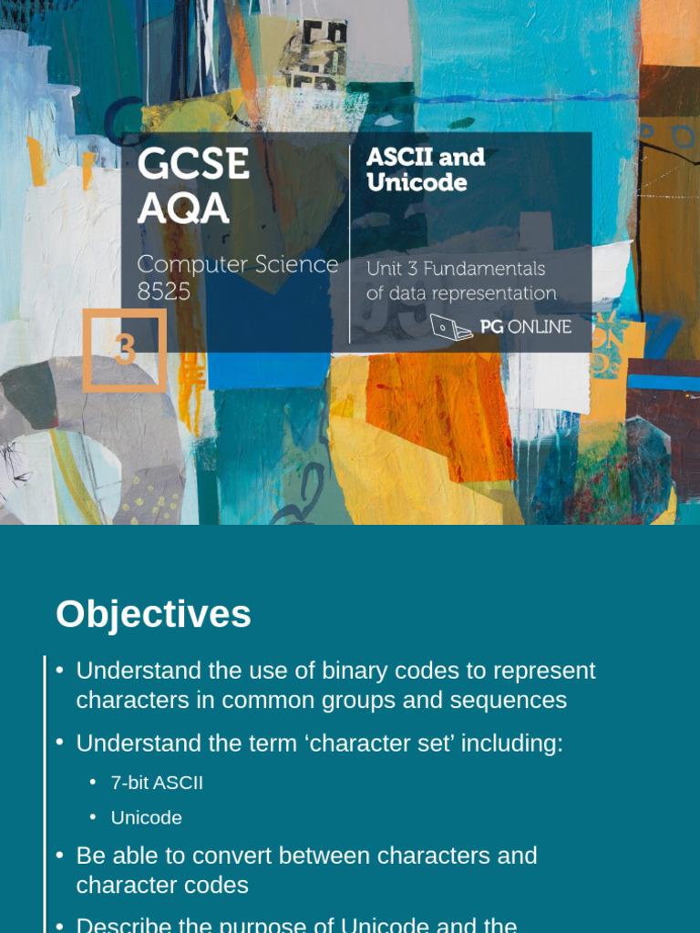 T3 ASCII and Unicode Powerpoint | PDF | Character Encoding | Ascii