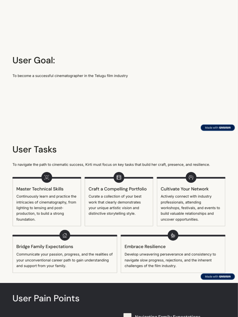 User Goal | PDF