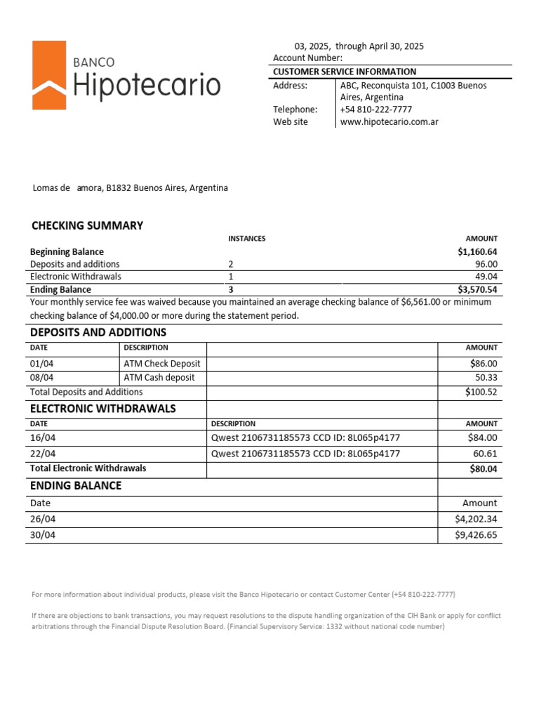 03 Ank Statement | PDF | Banks | Banking Technology