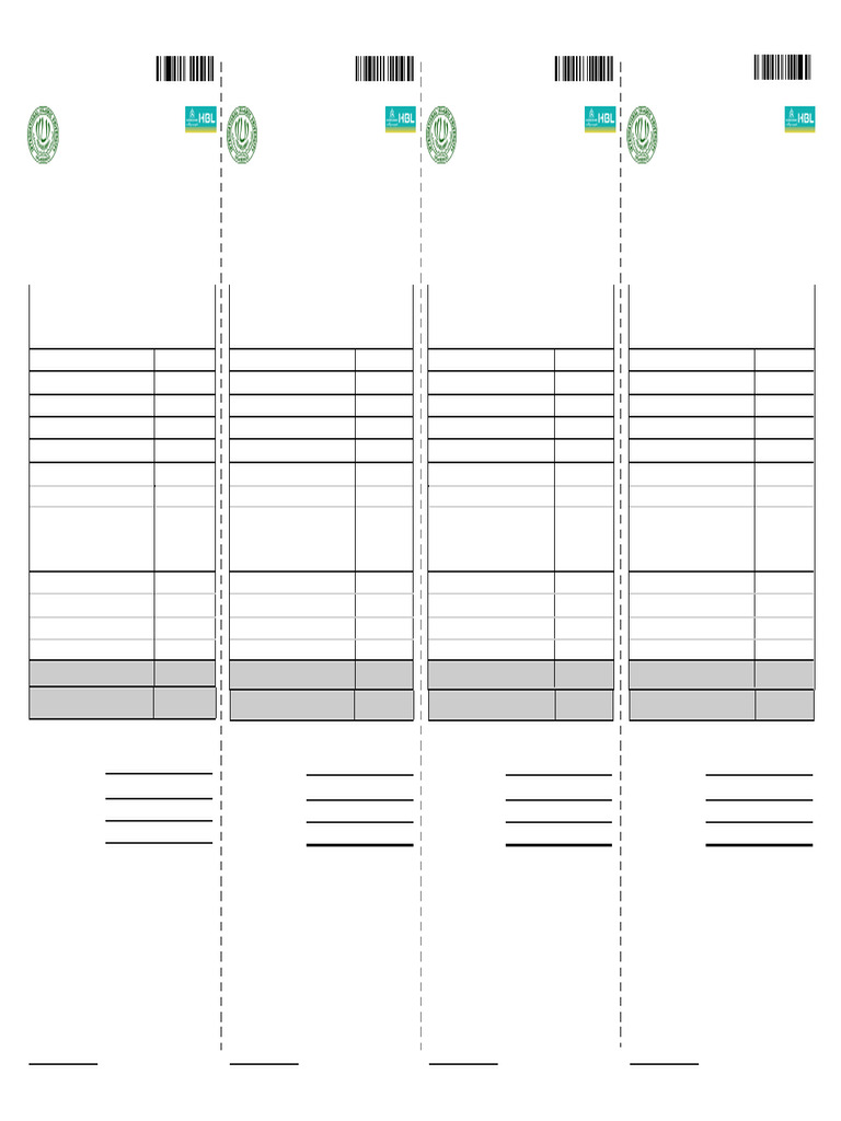 Student Fee Challan | PDF | Banks | Fee