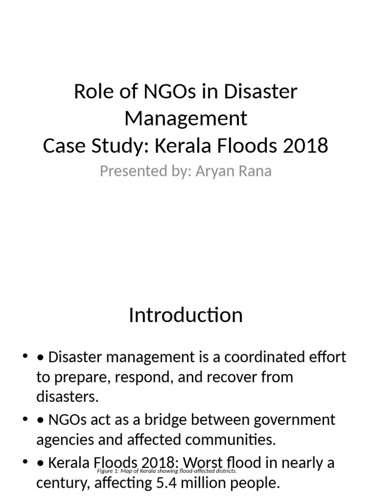 Role of NGOs in Disaster Management With Images | PDF | Non ...