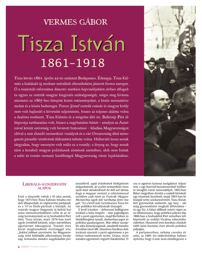 Tisza István | PDF