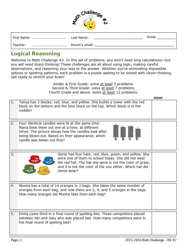 MC 2 Logical Reasoning | PDF