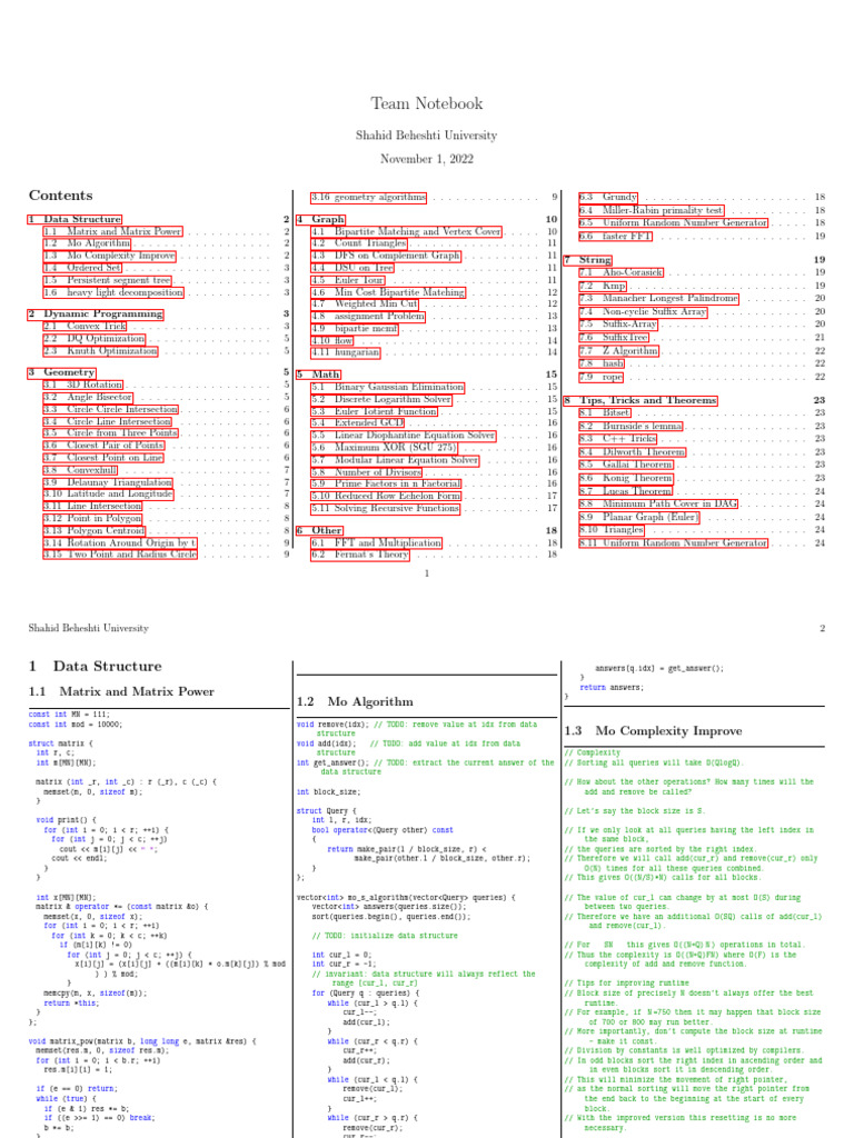Notebook | PDF | Discrete Mathematics | Theoretical Computer Science