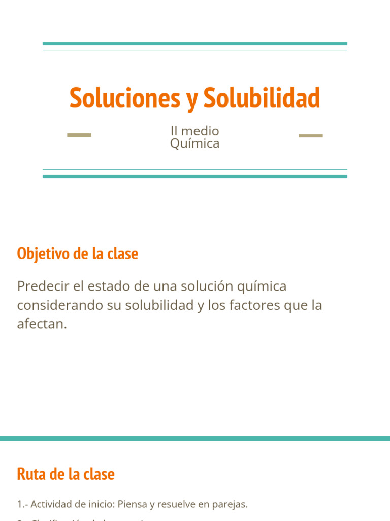 02 Soluciones y Solubilidad | PDF | Solubilidad | Mezcla