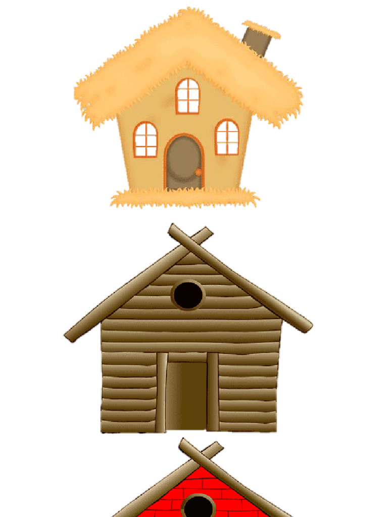 Casa Cuento Los Tres Cerditos y El Lobo | PDF