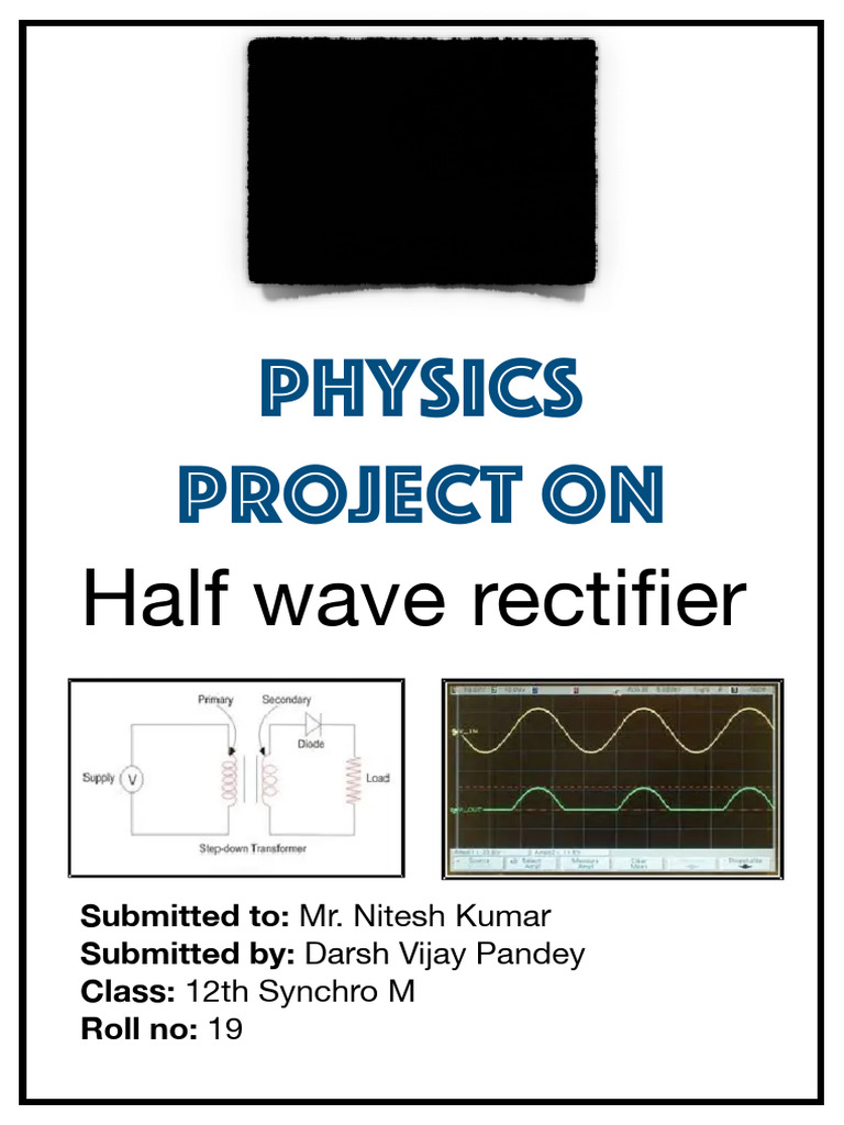 Half Wave Rectifier Pdf