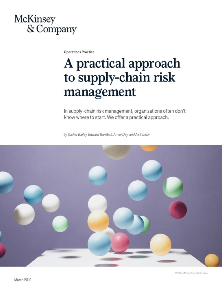 A Practical Approach To Supply Chain Risk Management | PDF | Supply ...