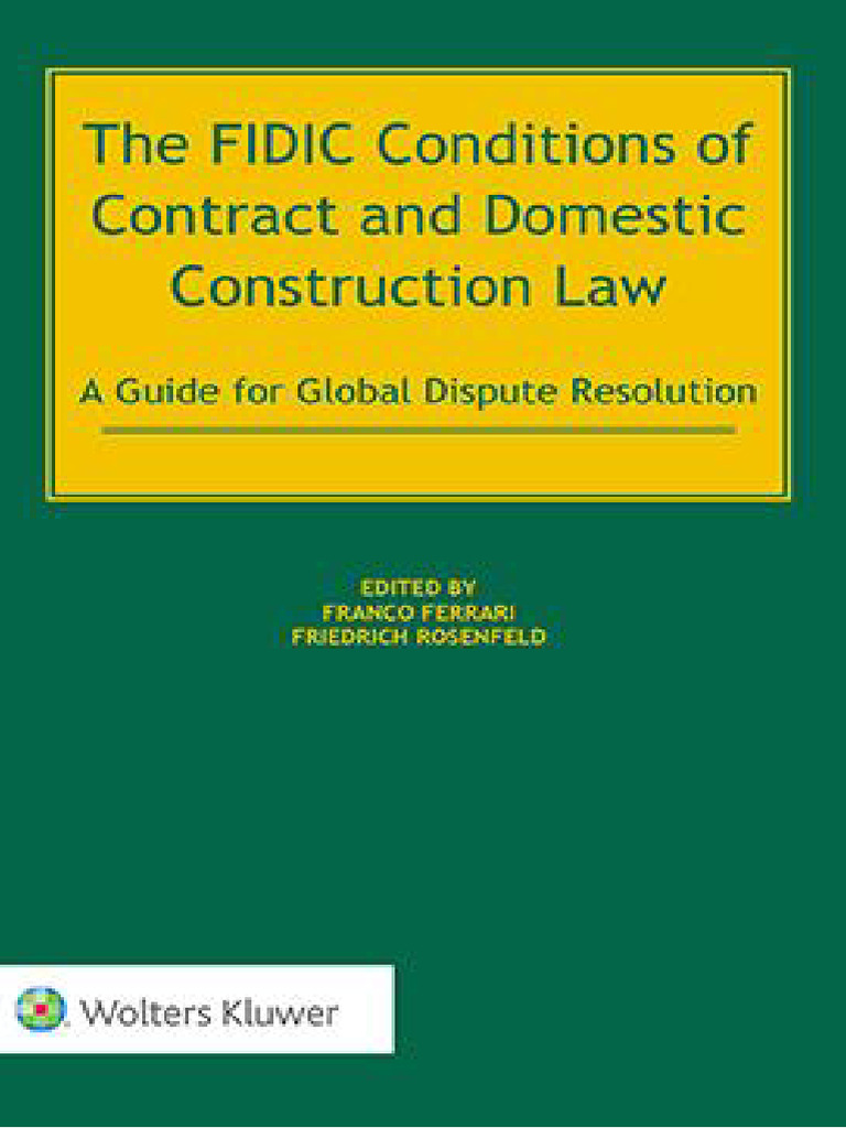 FIDIC Contract Guide for Dispute Resolution | PDF | Arbitration ...