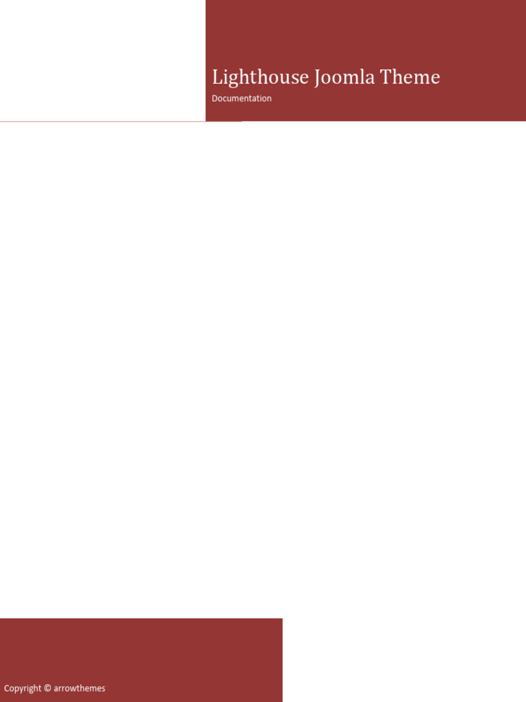 Lighthouse Documentation | PDF | Joomla | Html