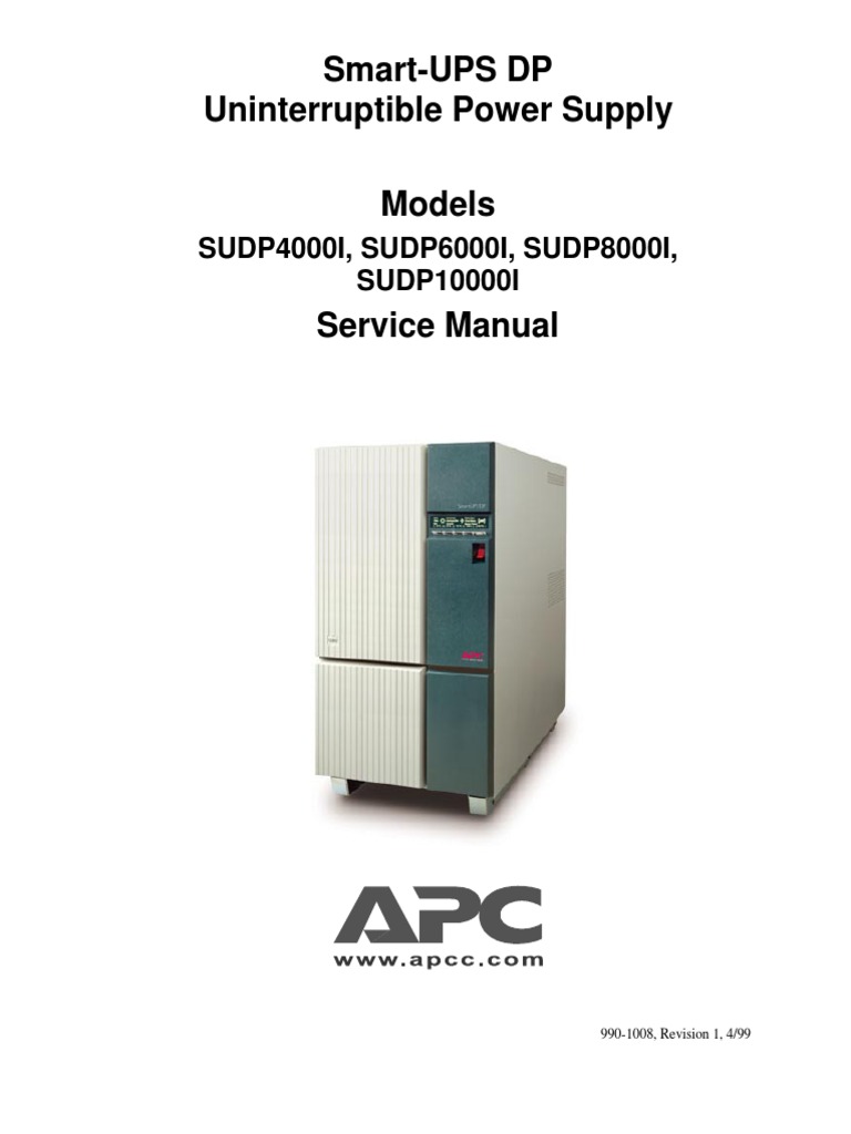 APC 990-1008 Serv Man | PDF | Electrical Connector | Power Inverter