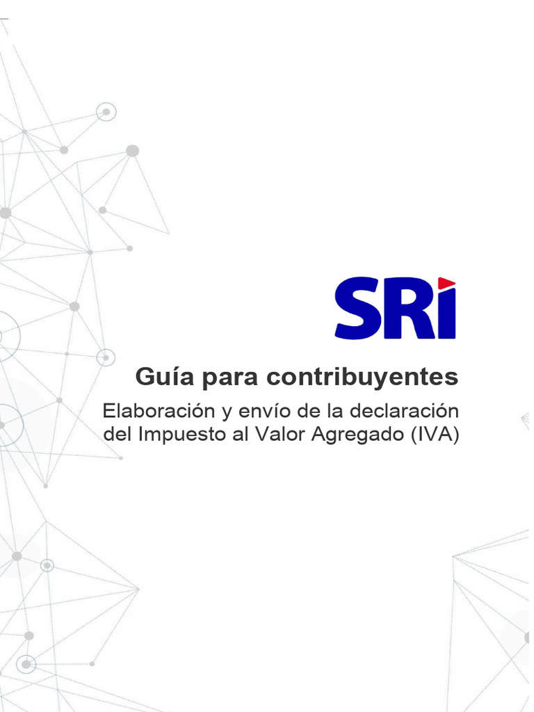Guía para Declarar IVA en Ecuador | PDF | Impuesto al valor agregado ...