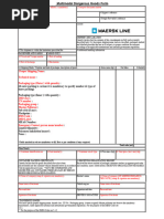 VGM Declaration Form Template | PDF