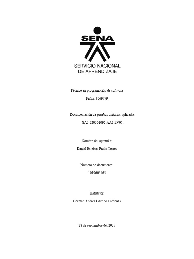 Evidencia - GA5 220501096 AA2 EV01 | PDF | Software | Mi sql