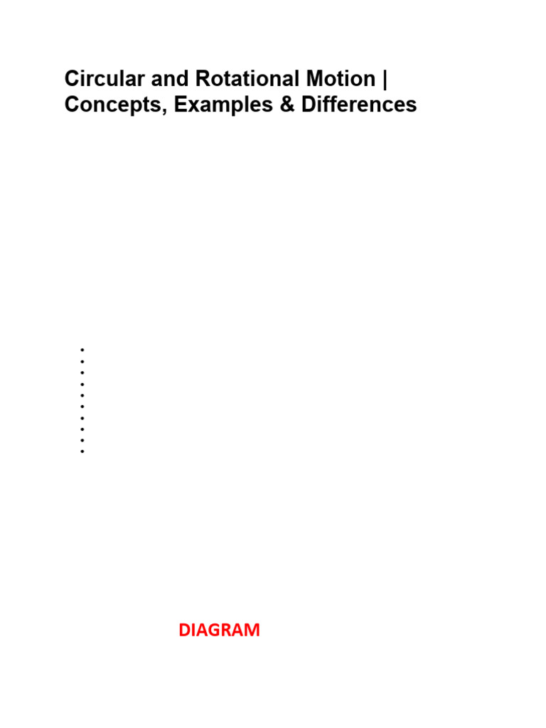 Circular vs. Rotational Motion Explained | PDF | Rotation Around A ...