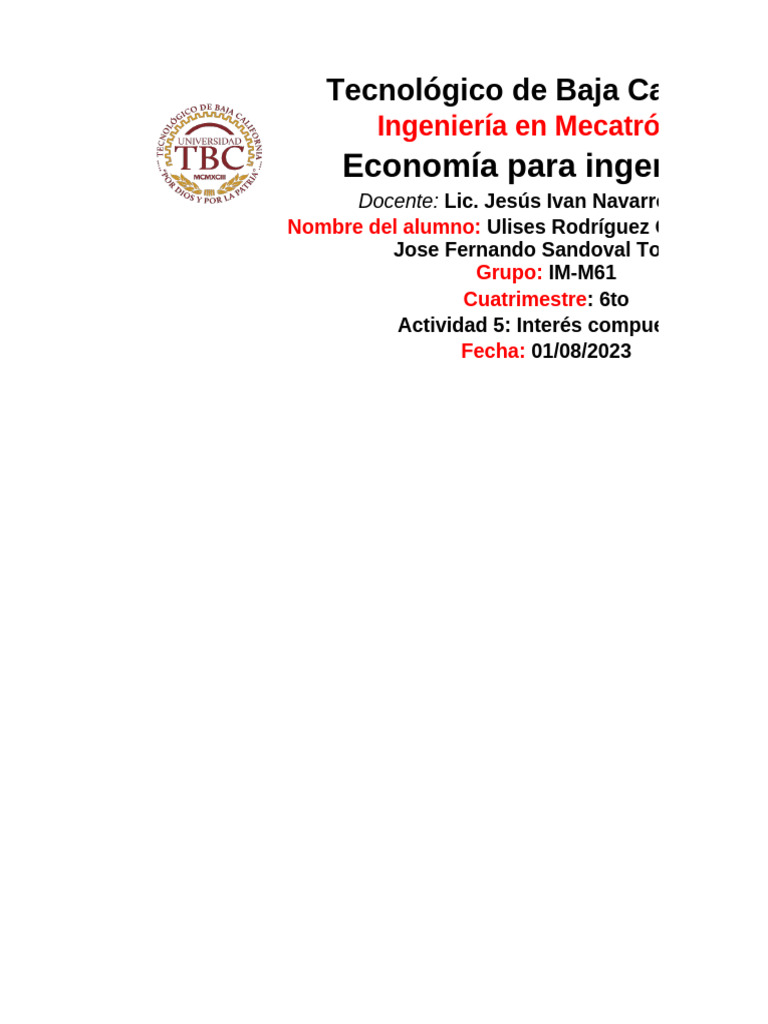 Ejercicios de Interés Compuesto en Finanzas | PDF | Interés | Interés ...
