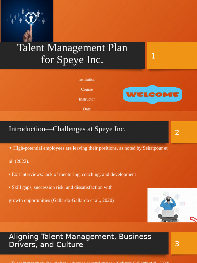 Talent Management Strategies for Speye Inc. | PDF | Employee Retention ...