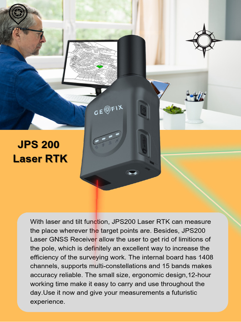 JPS 200 Laser RTK Receiver Overview | PDF | Navigation | Wireless
