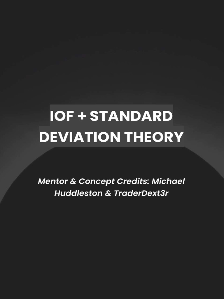 IOF and Standard Deviation Trading Guide | PDF | Information | Private ...