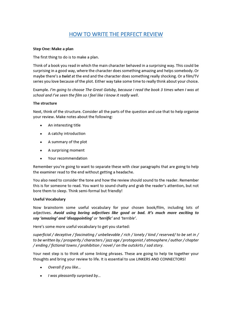 Crafting Engaging Book Reviews | PDF