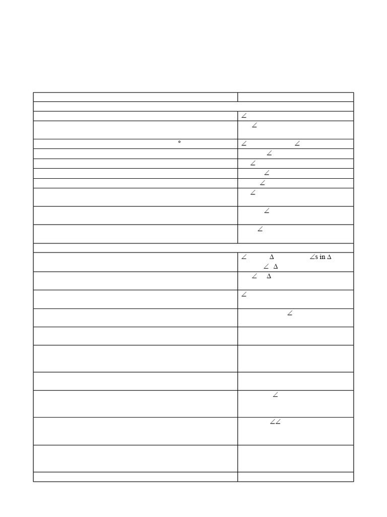 CAPS Eucl Geom Acceptable Reasons Grade12 | PDF | Circle | Triangle