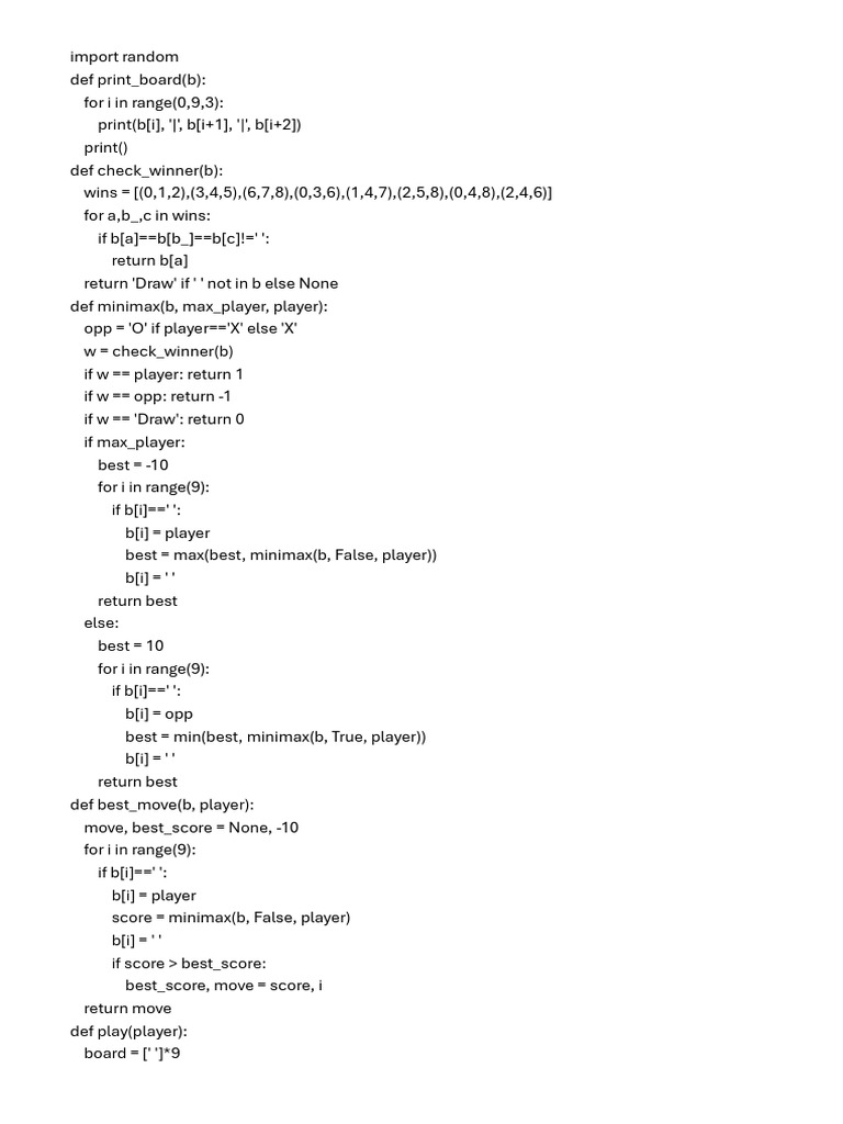 AI SE Practical 5 Code 2 Randomly | PDF