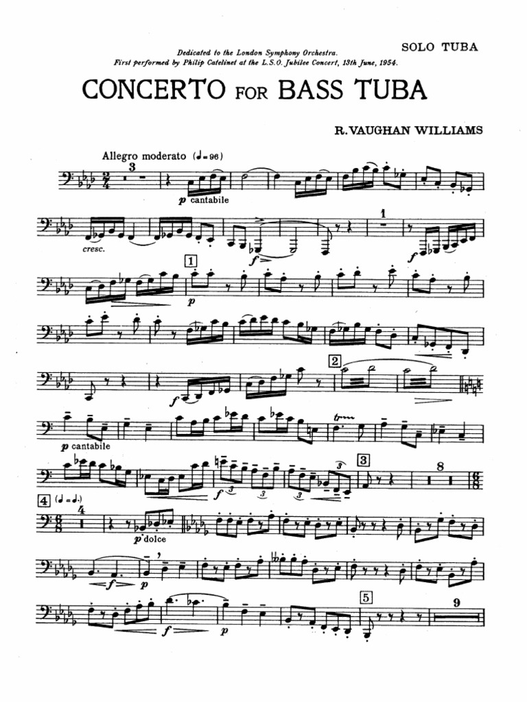 2025 TMC Excerpt Packet - Tuba | PDF