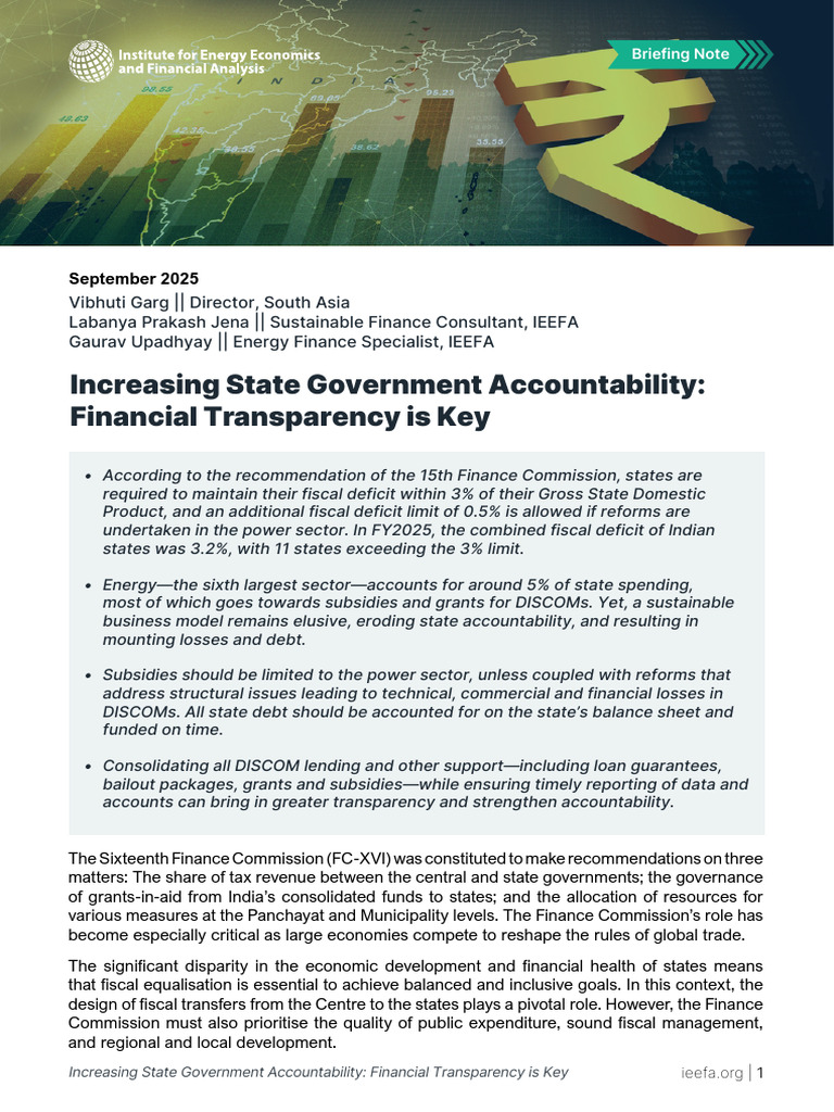Increasing State Government Accountability - Financial Transparency Is ...