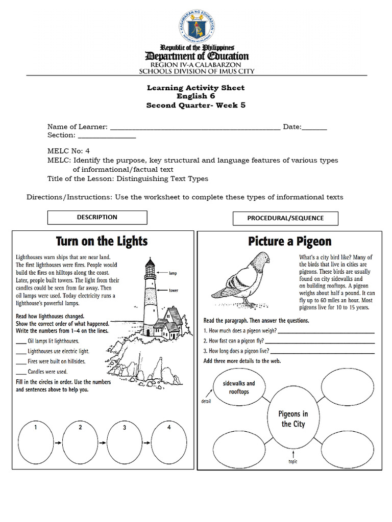 English g6 q2 w5 Las | PDF