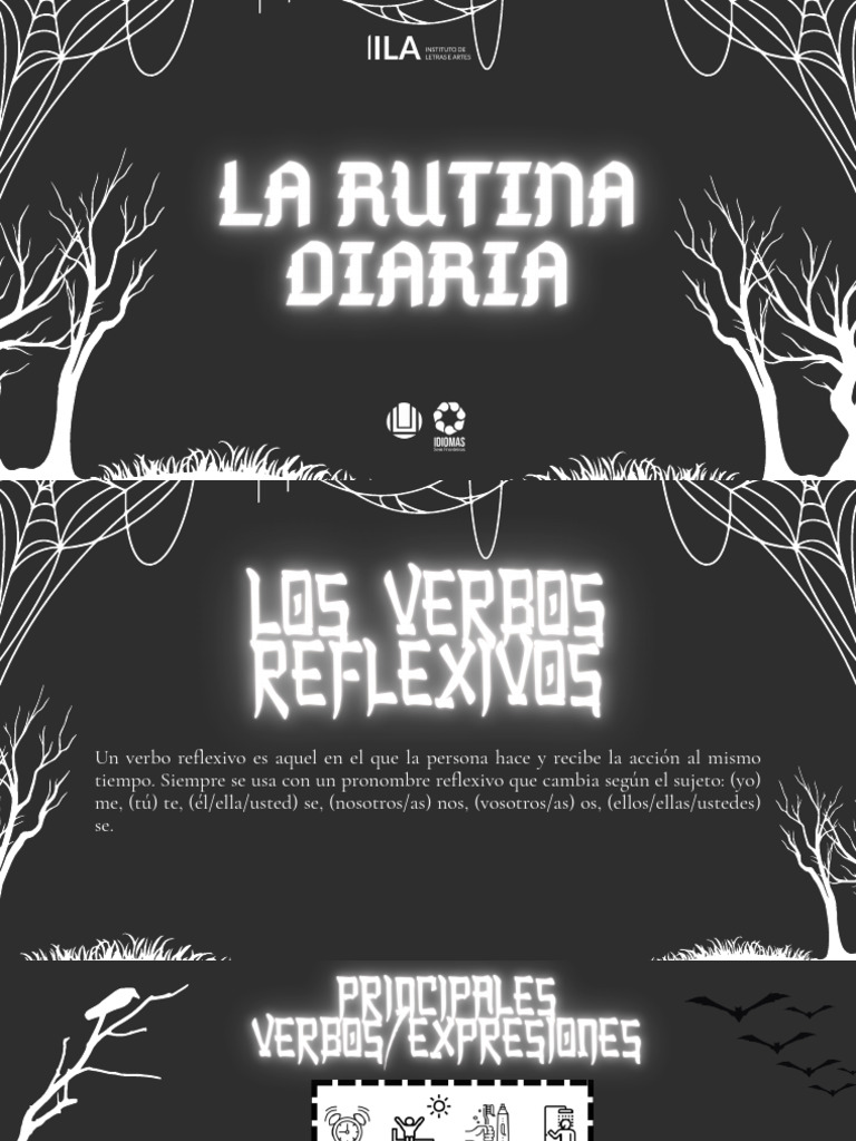 Verbos Reflexivos y Rutina Diaria en Español | PDF