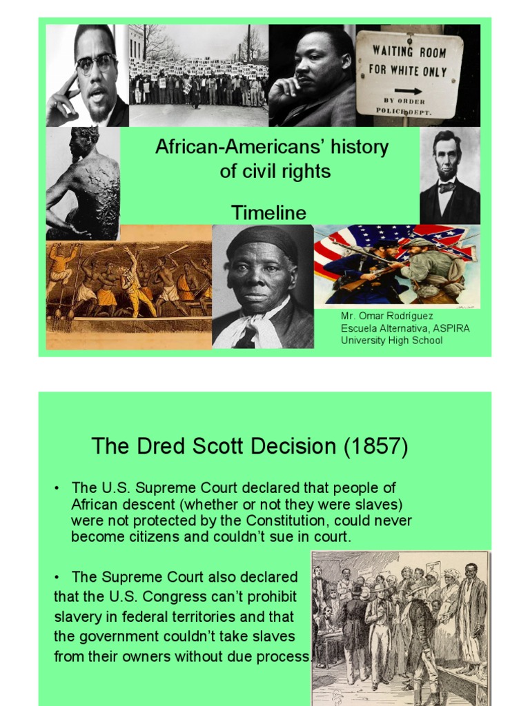 African-Americans' History of Civil Rights | PDF | Thirteenth Amendment ...