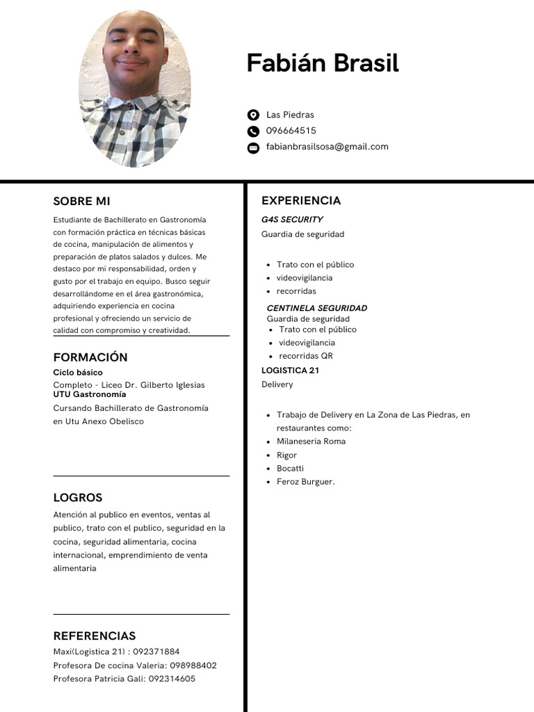 CV Fabián Brasil | PDF