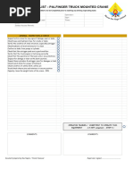 JLG Boom Lift Inspection Checklist | PDF | Tire | Manufactured Goods