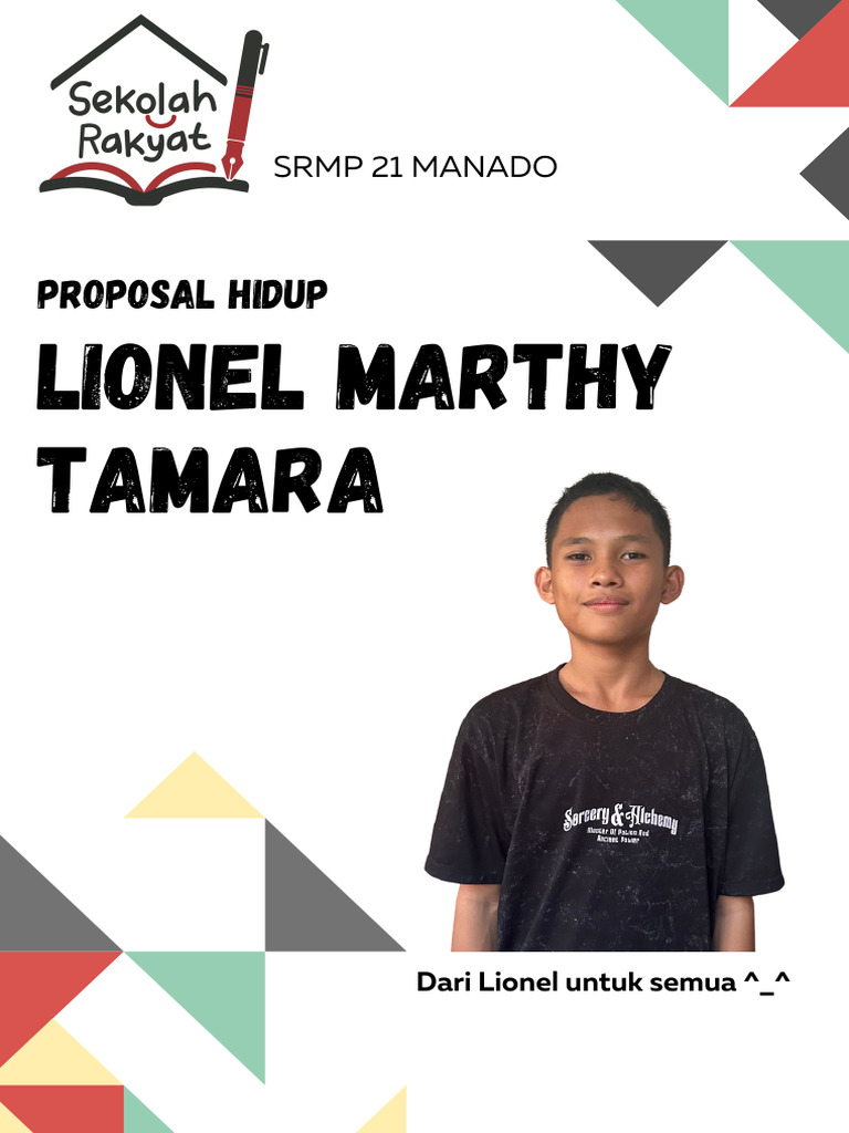 Proposal Hidup Lionel Marthy Tamara | PDF
