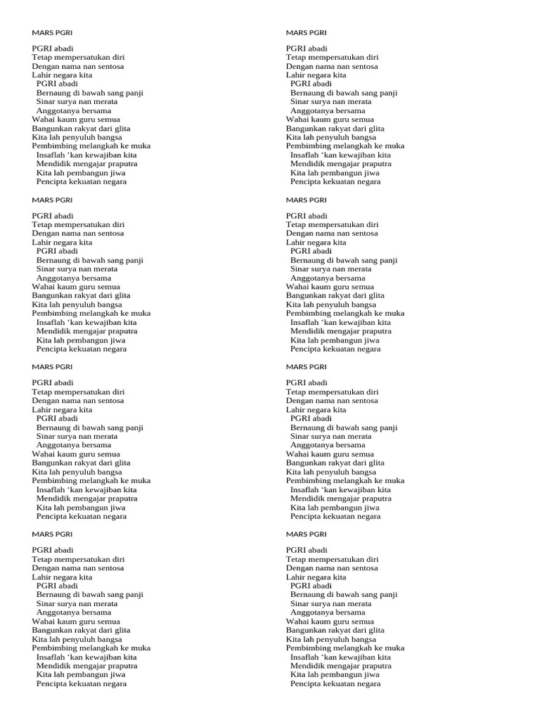 MARS PGRI | PDF