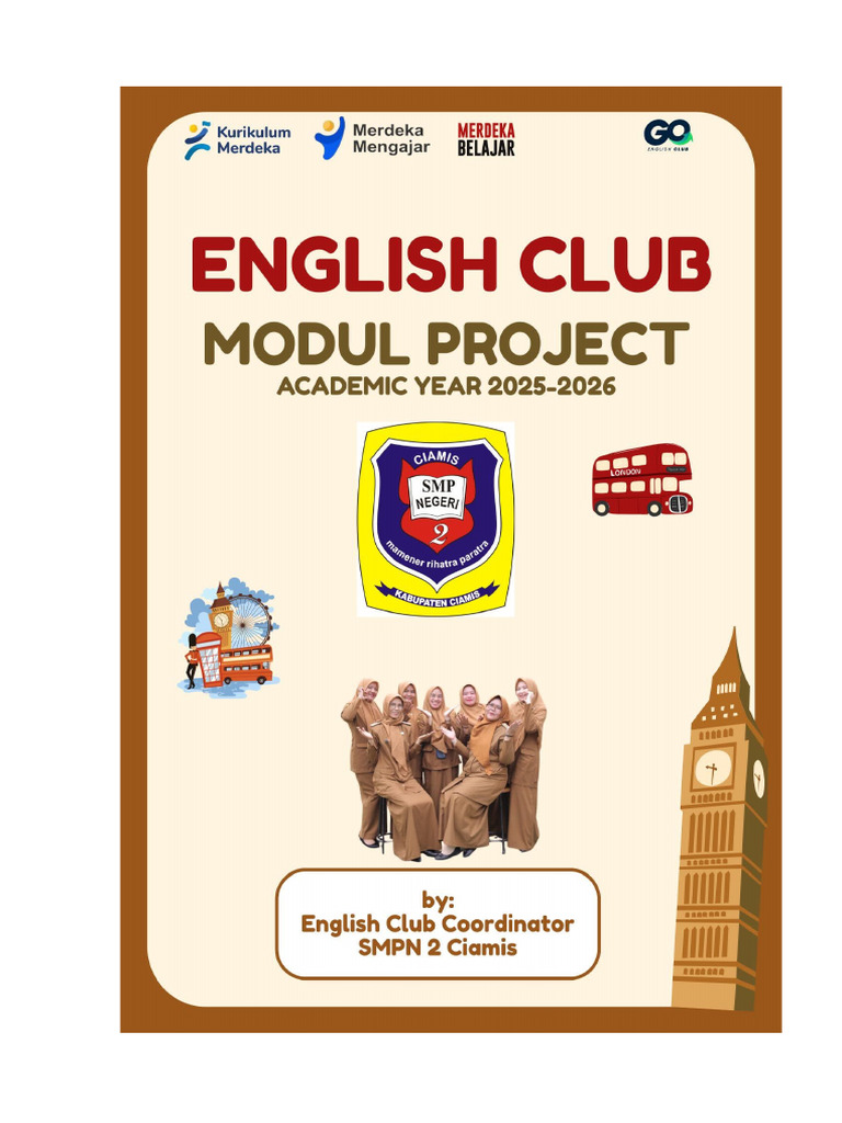 Modul Materi English Club | PDF | Verb | Adjective