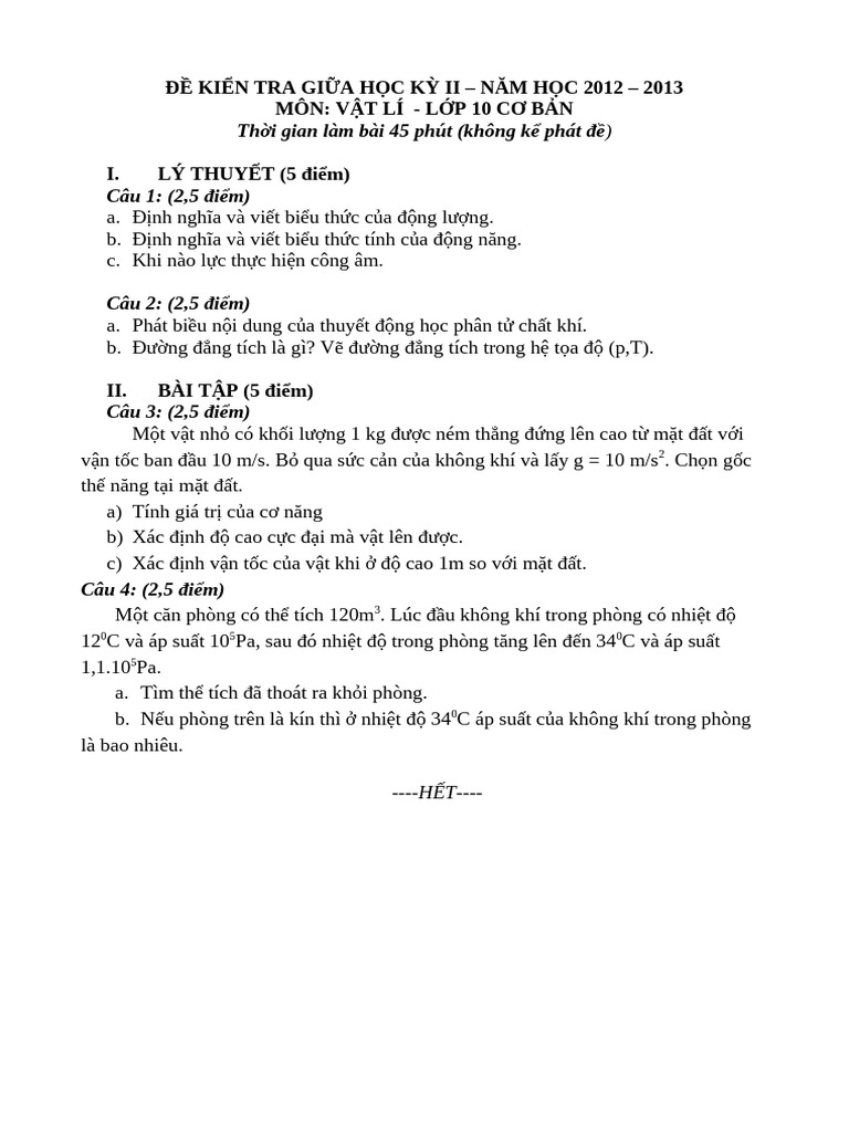 KiEn Tra GiUa HOc KY II 10cb 2013.thuvienvatly - Com.a356e.39717 | PDF