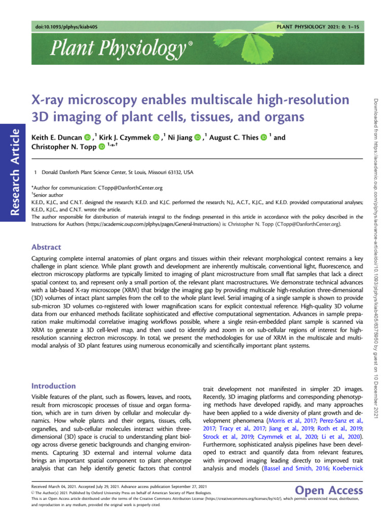 X-Ray Microscopy Enables Multiscale High-Resolution | PDF | Microscope ...