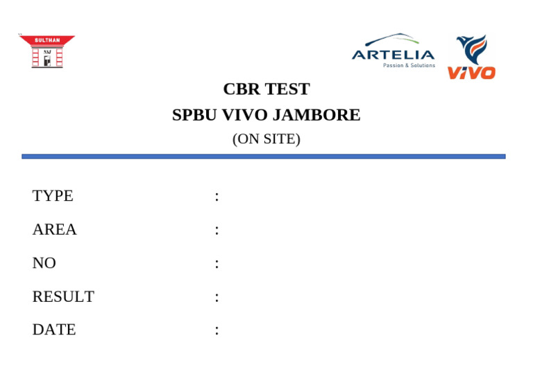 Cbr Test Pdf