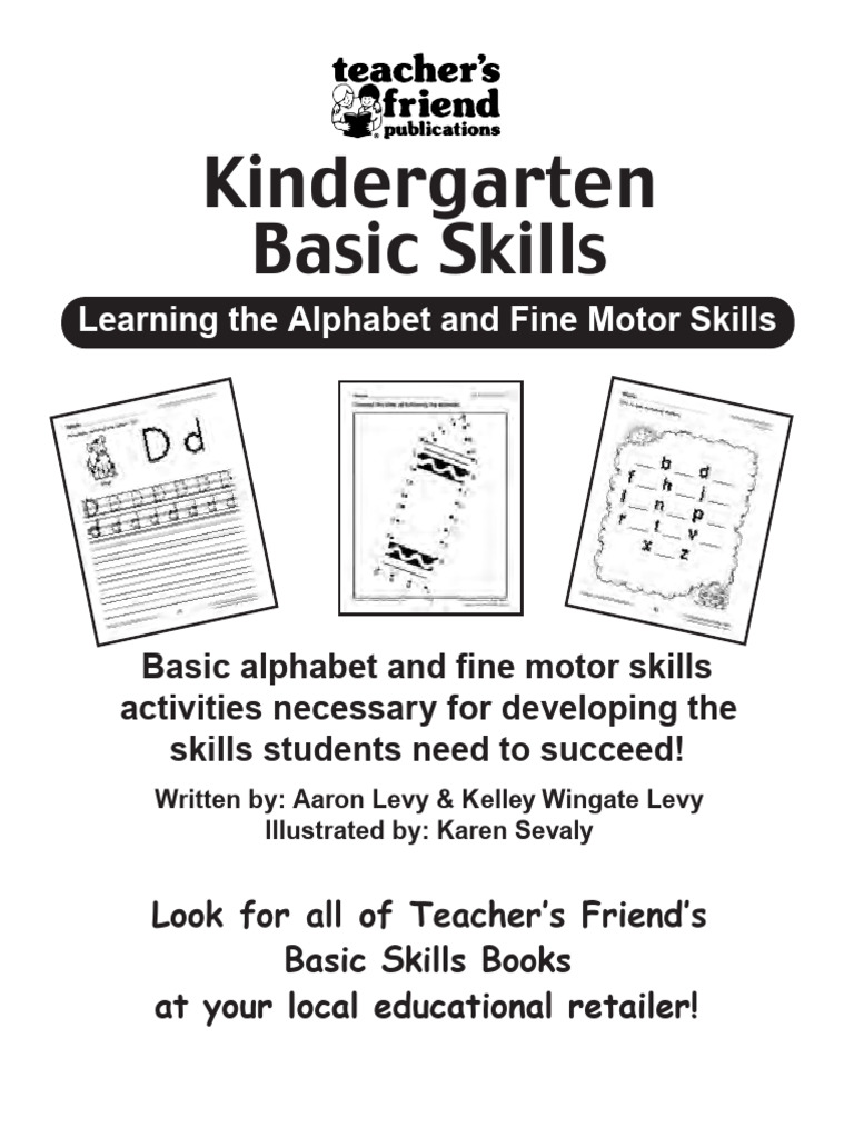 Kindergarten Alphabet & Motor Skills Activities | PDF | Letter Case ...