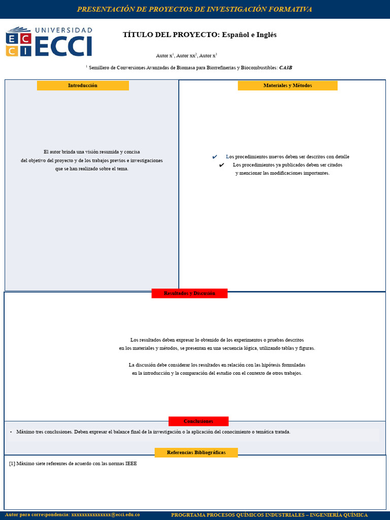 Modelo Poster | PDF | Science