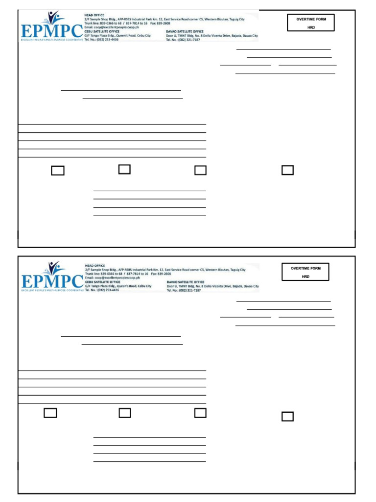 OT Form | PDF